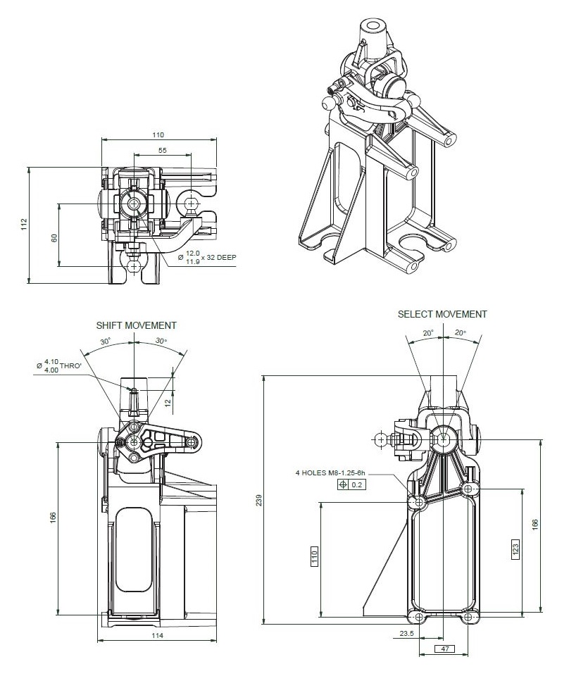 Item # 918-VGS, 918 Series - Vertical Gear Shifter System On Lexco ...