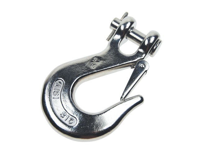 Clevis Slip Hook - Precision Cast Stainless Steel On Lexco Cable ...