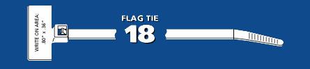 Cable Ties w/ Flag ID Markers On Lexco Cable Manufacturers