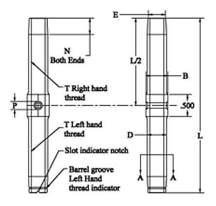 Item # MS21251-B8L, MS21251 - Brass On Lexco Cable Manufacturers