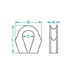 Heavy Duty Tubular Thimble On Lexco Cable Manufacturers