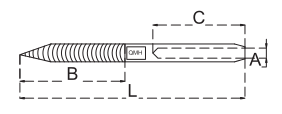 Lag Swage Stud (Hand Swage) On Lexco Cable Manufacturers